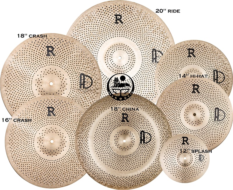 Agean R-Series Low Volume Multi-2 Cymbal Pack Box Set | Reverb