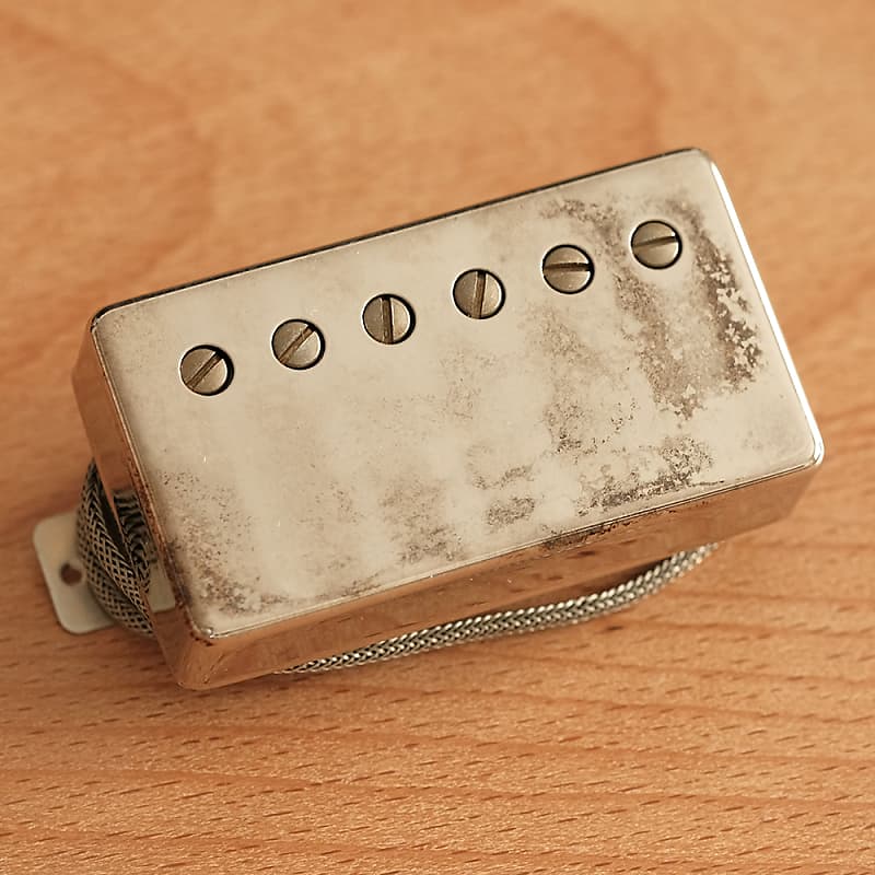 Wolfetone Dr. Vintage Bridge Humbucker Pickup Aged Nickel PAF | Reverb