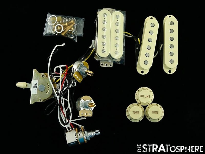 Fender Tash Sultana Strat HSS PICKUPS POTS KNOBS+ SWITCH | Reverb