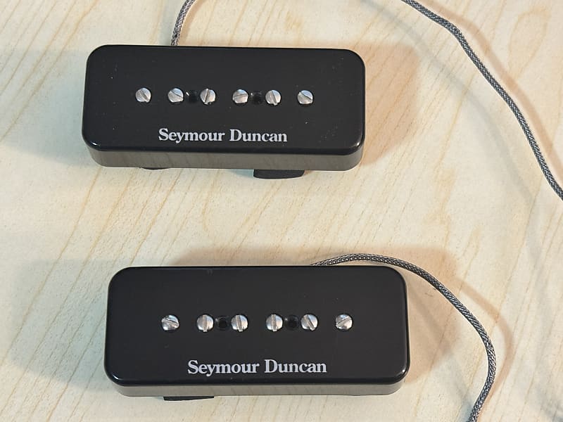 Seymour Duncan Custom P90 Set - Black | Reverb