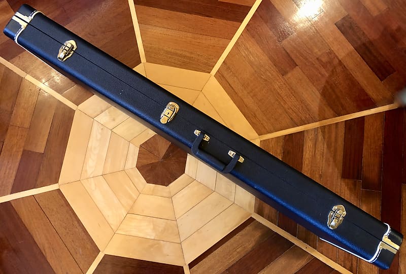 ELECTRIC BASS GUITAR HARD SHELL BLACK RECTANGLE CASE w/ KEY | Reverb