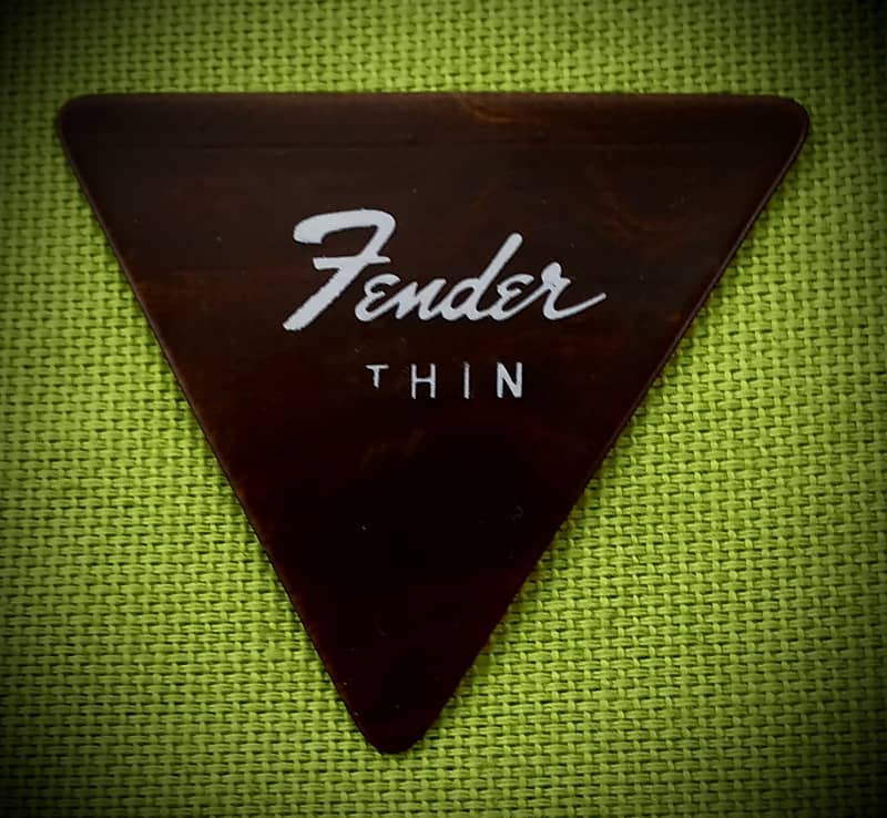 vintage Fender Picks Thin TRIANGLE PRE CBS 1961 | Reverb UK