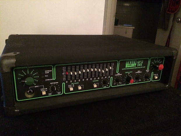 Trace Elliot GP-12 SMX 250 Watt Bass Amplifier mid 90's Black | Reverb