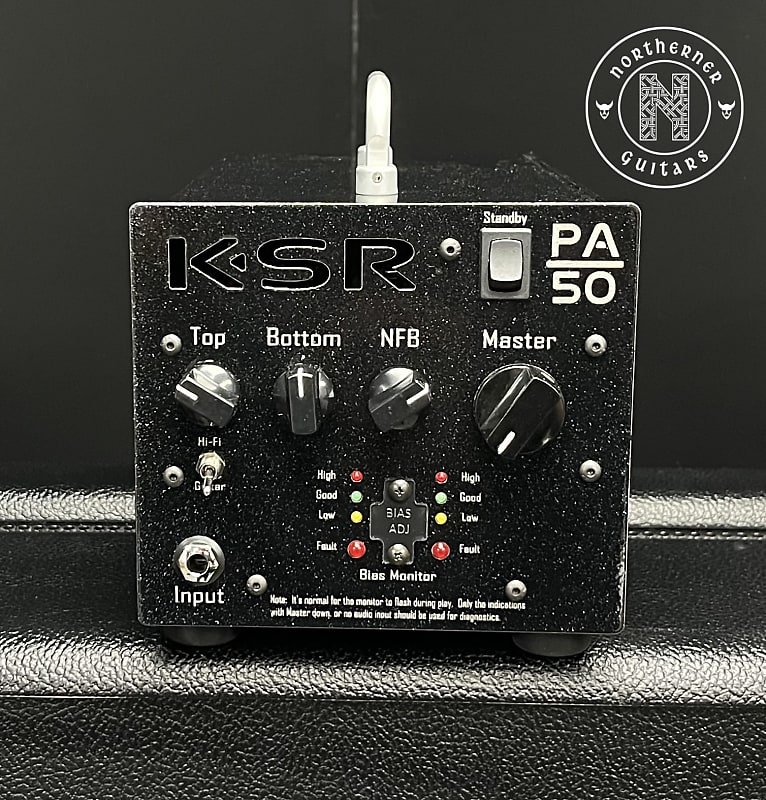KSR Amplification PA50 Compact Power Amp 2023 Black Sparkle | Reverb