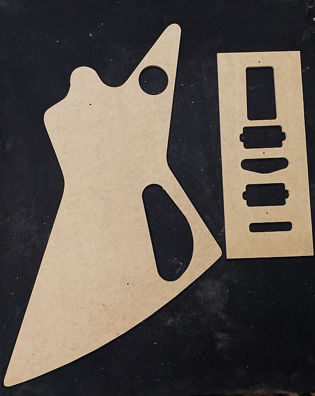 Explorer Guitar Templates | Reverb