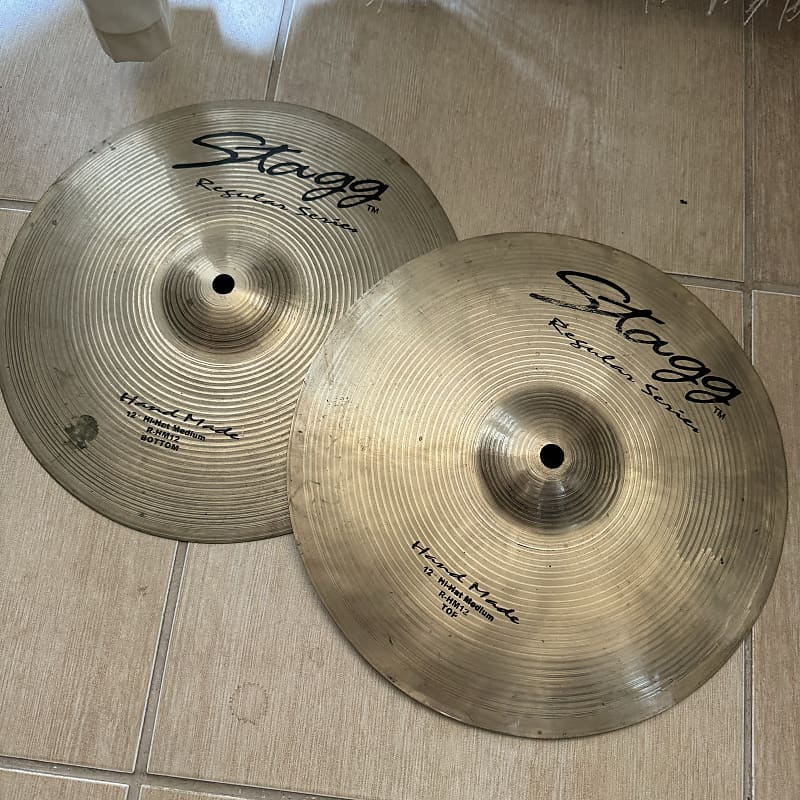 Stagg SH 12” Regular hihat (cracked top) | Reverb