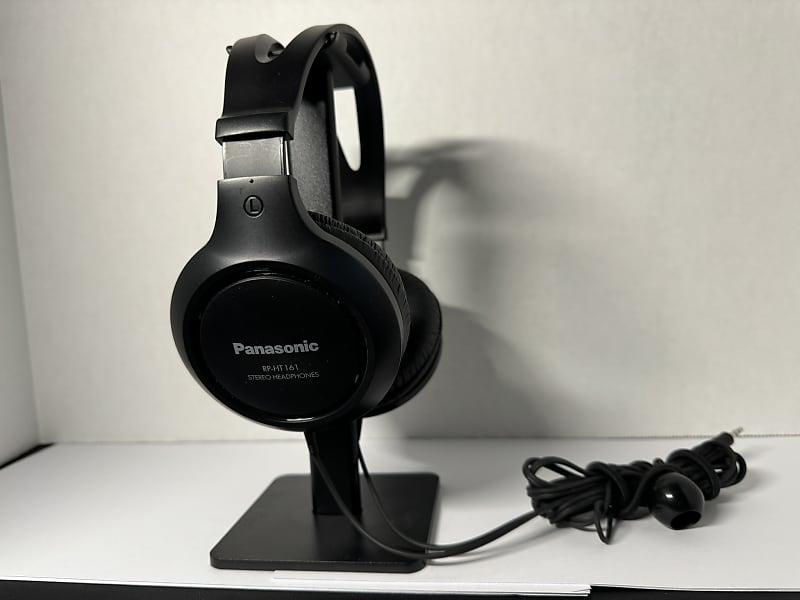 Panasonic RP-HT 161 Headphones - Black | Reverb