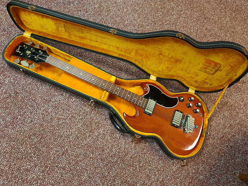 Gibson EB6 1964 Cherry Red, PAT#s. 100% Original with OHC | Reverb