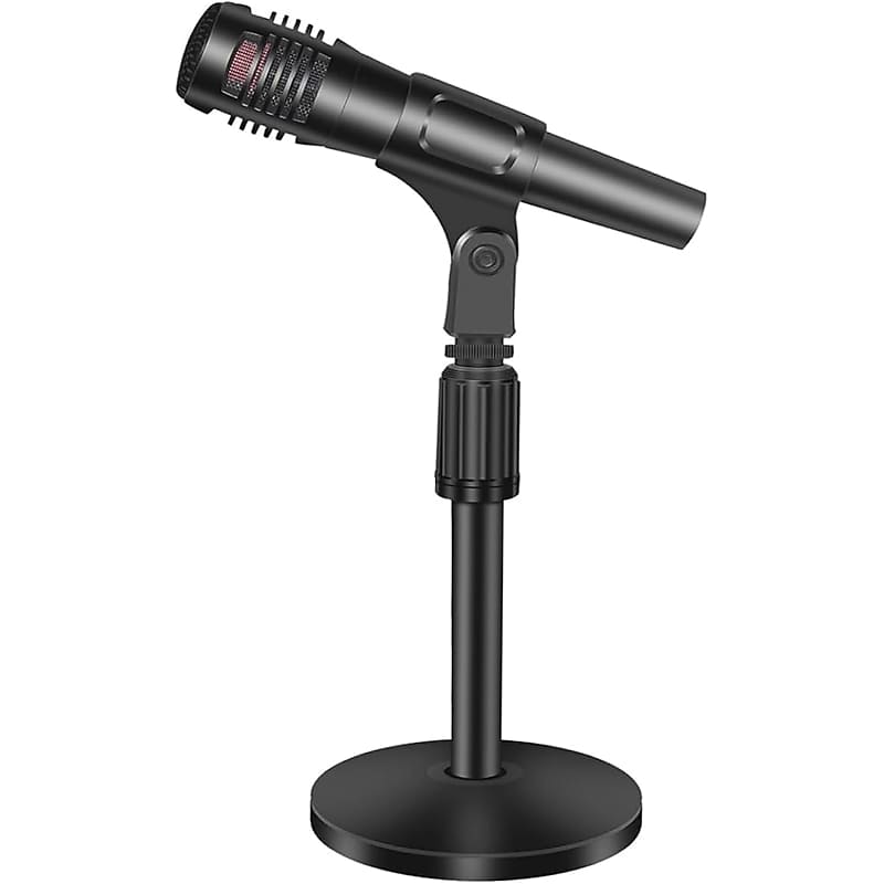 Small Microphone stand Desk, Table Top Mic Stand Adjustable, | Reverb