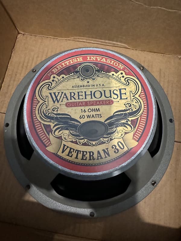 Warehouse Guitar Speakers Veteran 30 2015 - Black/Grey | Reverb