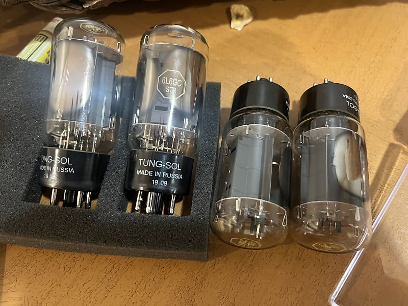 Tung-Sol 6l6GC STR Power Tubes- Matched Quartet | Reverb