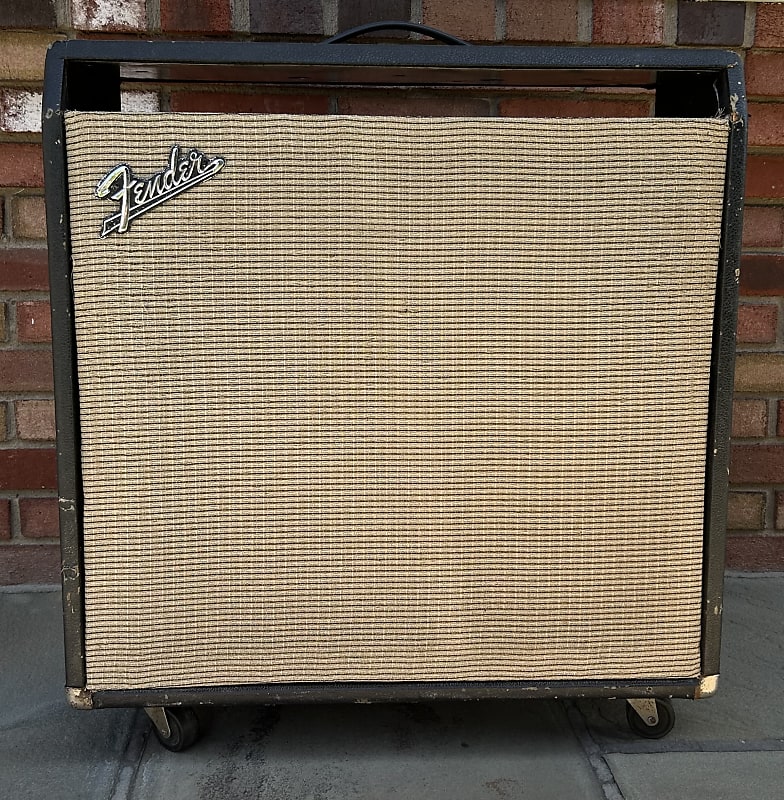 Fender Super Reverb Cabinet 1970’s - Black Tolex | Reverb