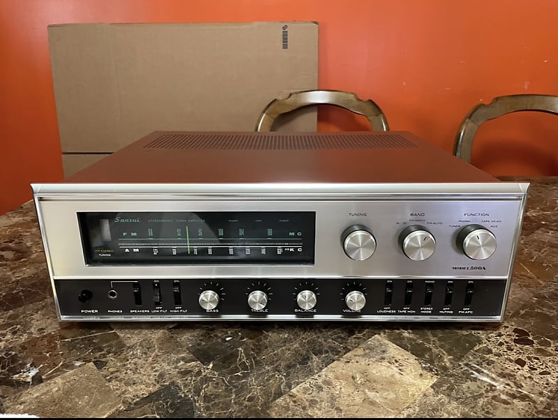 Sansui 500a 1963 - Silver | Reverb