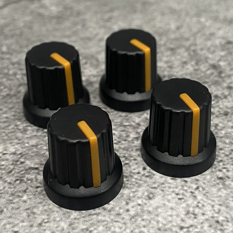 4x Orange Guitar Fx Effects Pedal Mixer Knobs Mixing Control | Reverb