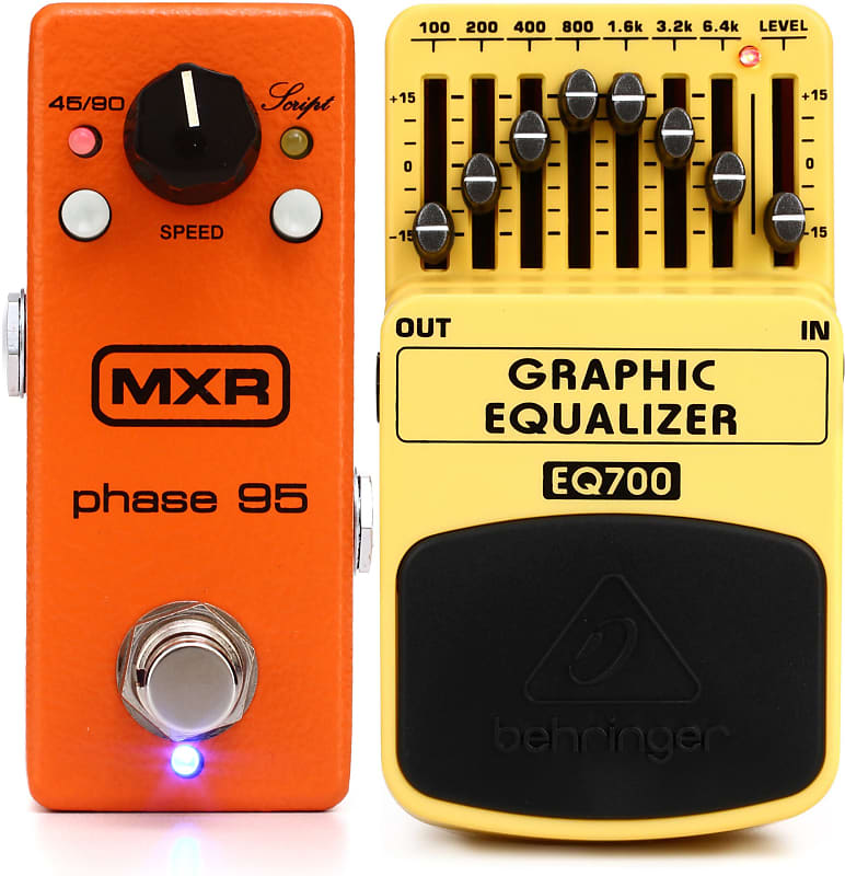 MXR M290 Mini Phase 95 Pedal Bundle with Behringer EQ700 | Reverb