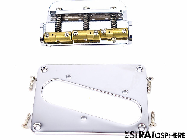 USA Fender ELITE Thinline Telecaster SUSPENSION BRIDGE Chrome | Reverb