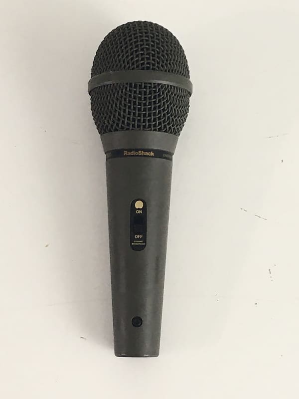 Vintage Radio Shack Dynamic Unidirectional Microphone | Reverb UK