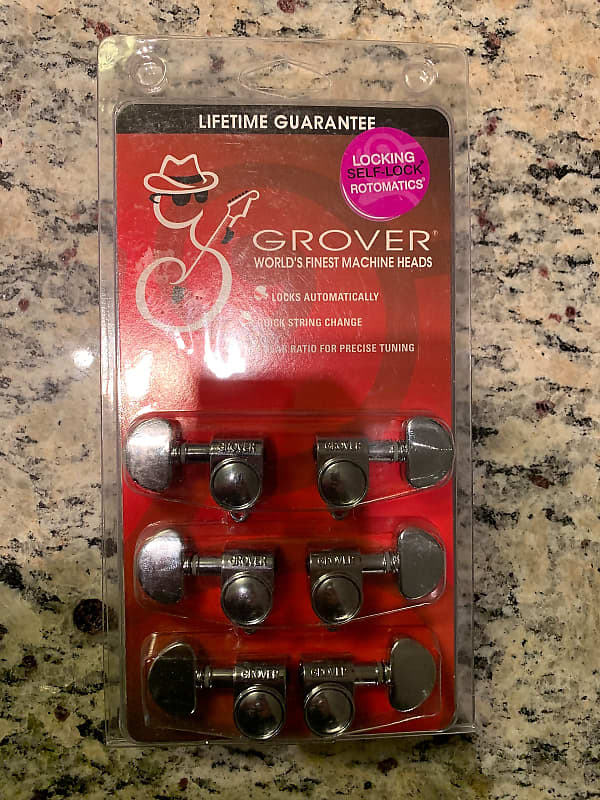 Grover 106C Chrome Locking Tuners Brand New | Reverb