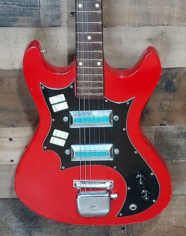 1966 Kay Trutone K300 W/ Original Kleenex Tissue Pickups | Reverb