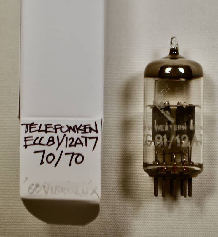Telefunken ECC81/12AT7 Tests NOS 70/70 TV-7D/U | Reverb