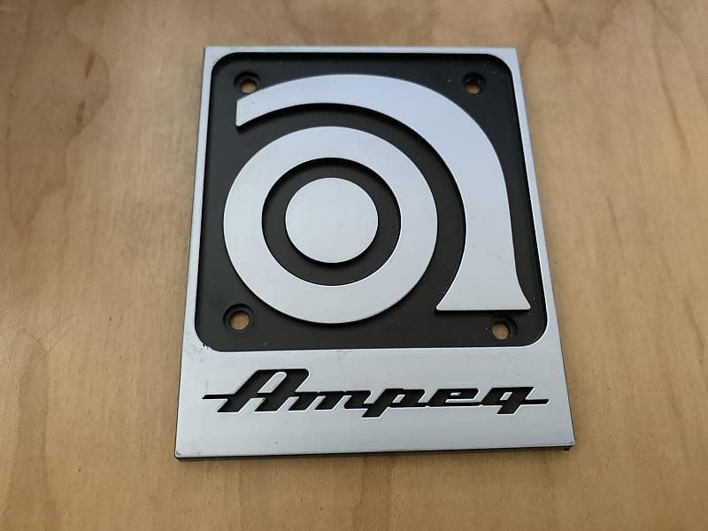 Ampeg Badge Logo Plastic Amp Bass Guitar | Reverb