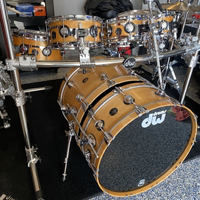 DW Short Stack black badge. 1997 Natural maple | Reverb