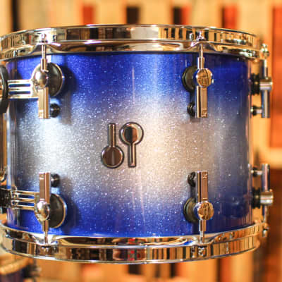 Sonor SQ2 Medium Beech Blue Silver Sparkle Burst Drum Set - | Reverb