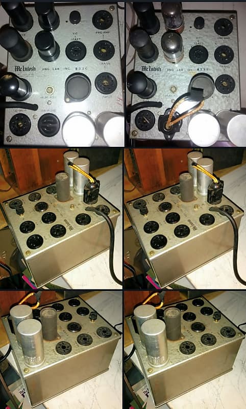 Pair McIntosh 20w2 tube audio mono power amplifiers with | Reverb