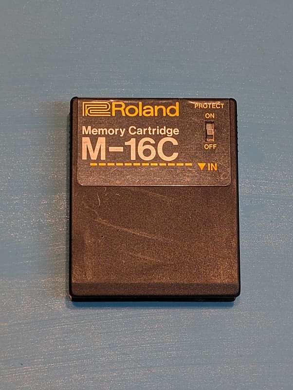 Roland M-16C Memory Cartridge 1985 - Black | Reverb