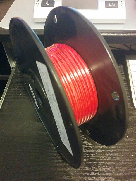 George L's 155 Guage Instrument Cable Roll (Red, 50 Foot) NEW | Reverb