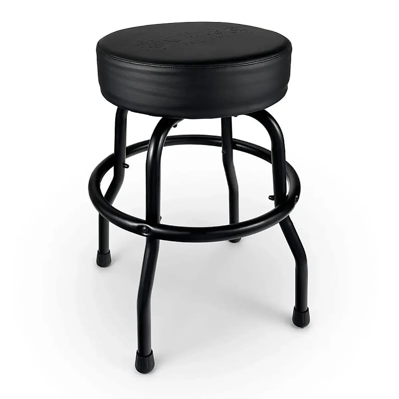 Martin Black Embossed Logo Barstool - Black | Reverb