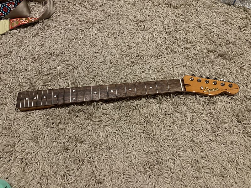 Unused Squier Telecaster Custom Baritone Conversion Neck | Reverb
