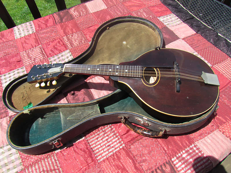 Gibson A 1922 - Dark Brown - Truss rod - Great Mandolin! | Reverb