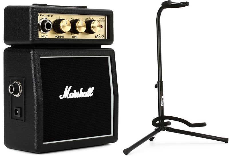 Marshall MS-2 1-watt Battery-powered Micro Amp - Black Bundle | Reverb