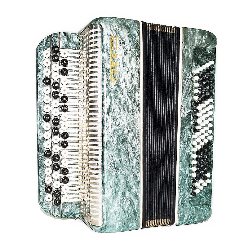 Original Bayan Tembr, 3 Row Button Accordion, New | Reverb Australia