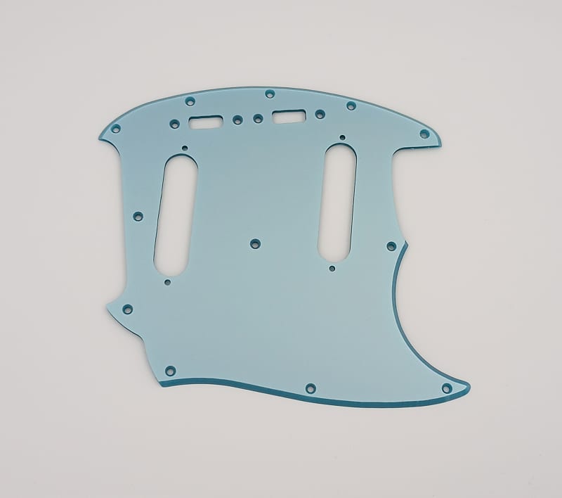 metallic ice blue acrylic pickguard for us/mex fender | Reverb