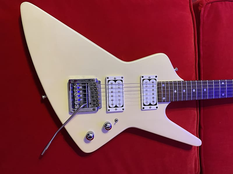 Dean Hollywood Z 1990s - Sparkle White | Reverb