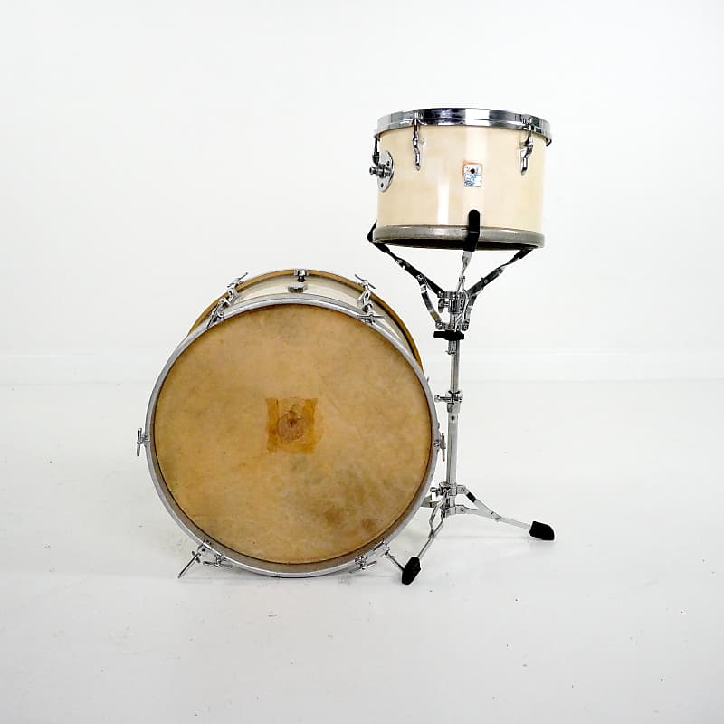 Vintage Premier Olympic Bass Drum and Rack Tom 1940s-1950s | Reverb