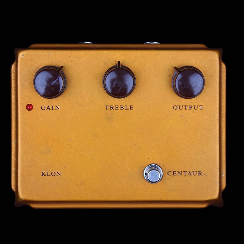 Klon Centaur Overdrive Pedal 2000s Gold | Reverb