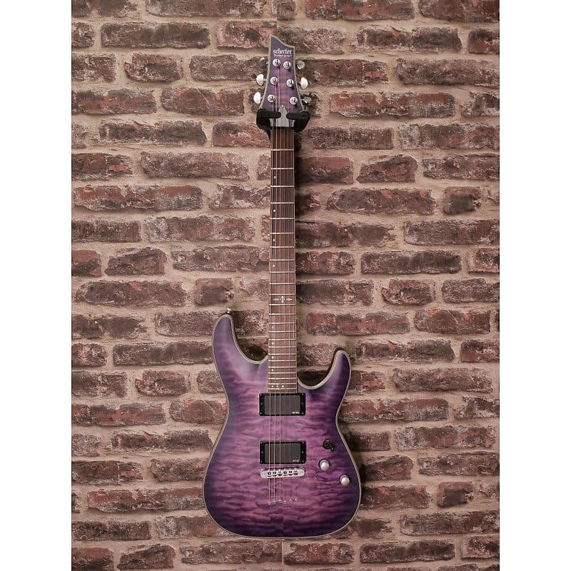 Schecter c-1 Platinium purple | Reverb