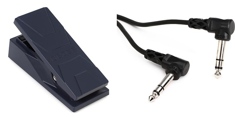 Boss EV-30 Dual Expression Pedal Bundle with Hosa CSS-103RR | Reverb