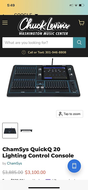 ChamSys QuickQ 2022 | Reverb