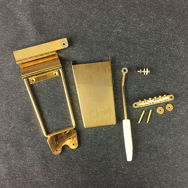 Gibson Long Vibrola Maestro Lyre Tailpiece and Bridge for | Reverb
