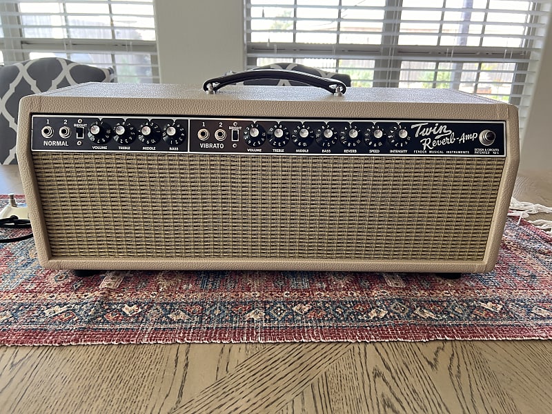 Fender '65 Reissue Twin Reverb All-Tube Amplifier Head - Mint | Reverb