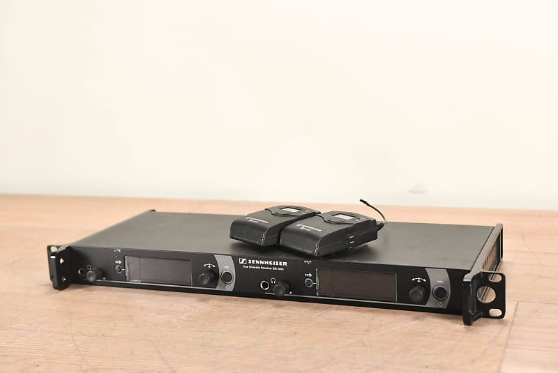 Sennheiser EM 2050 Wireless Receiver w/ two Beltpacks - | Reverb UK