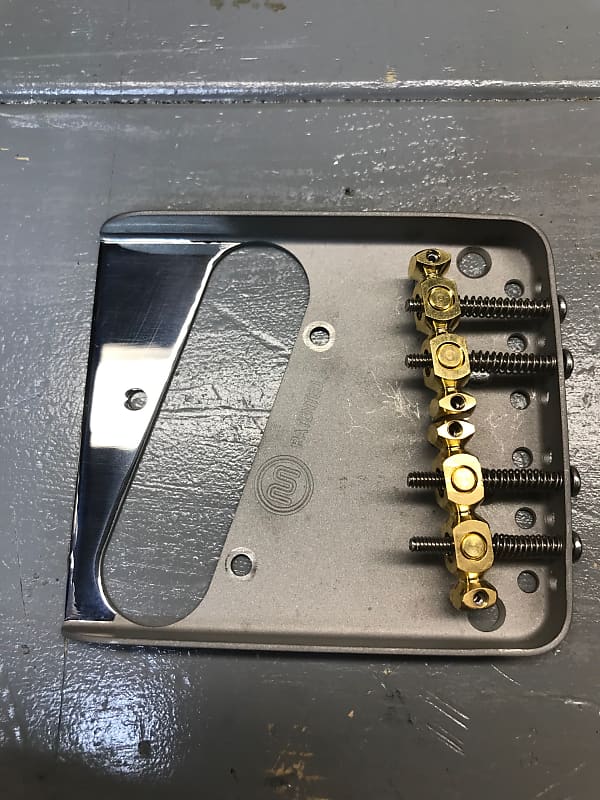 Mastery M3.2 Telecaster Bridge with saddles. 2019. | Reverb