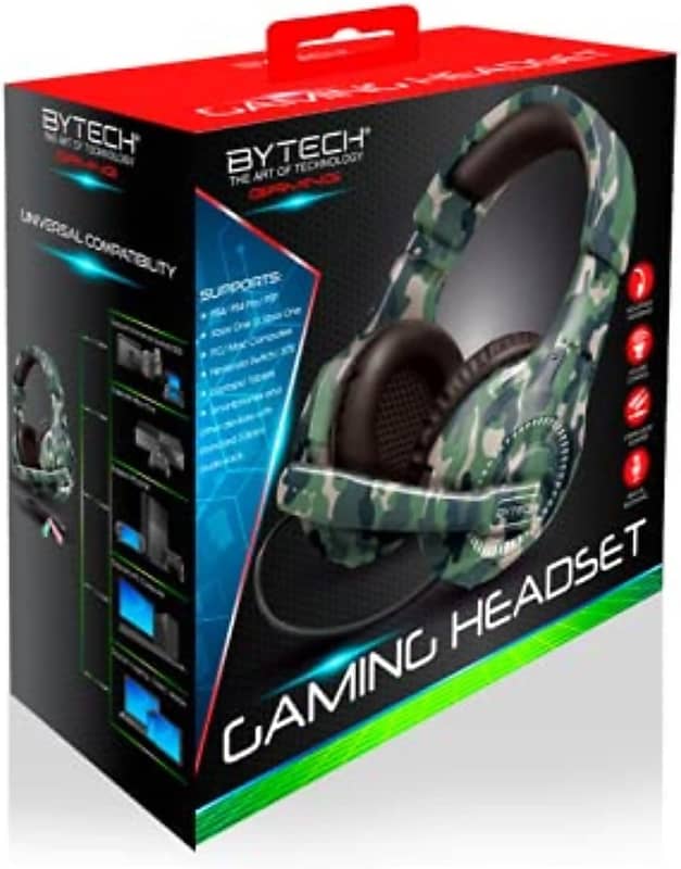 Bytech BYGAOH103GR CAMO Gaming Headset | Reverb