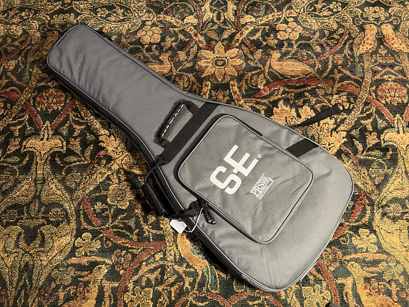 PRS SE Padded Gray Nylon Gig Bag for Electric Guitar / Left | Reverb
