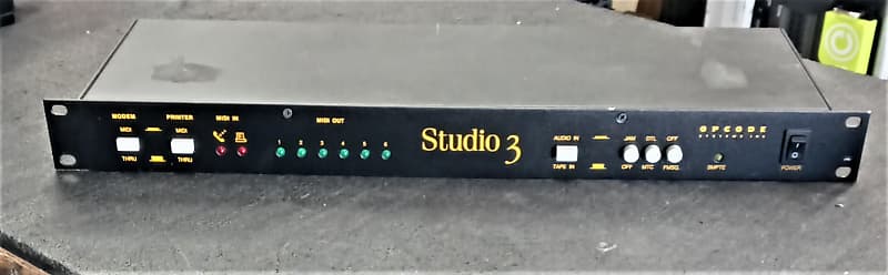 Opcode Studio 3 MIDI Interface 2000 - Black | Reverb
