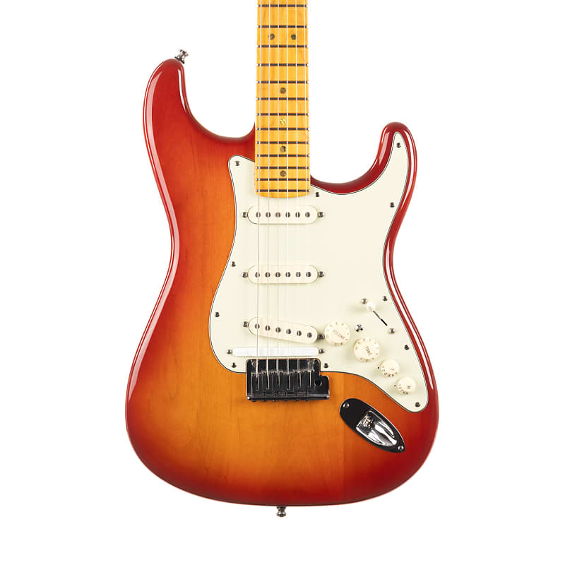 Used Fender American Deluxe VG Stratocaster Aged Cherry | Reverb UK